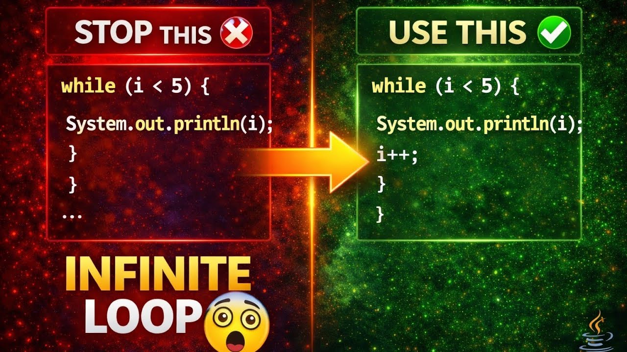 Infinite Loop? Learn While Loop PROPERLY!(Java #26)
