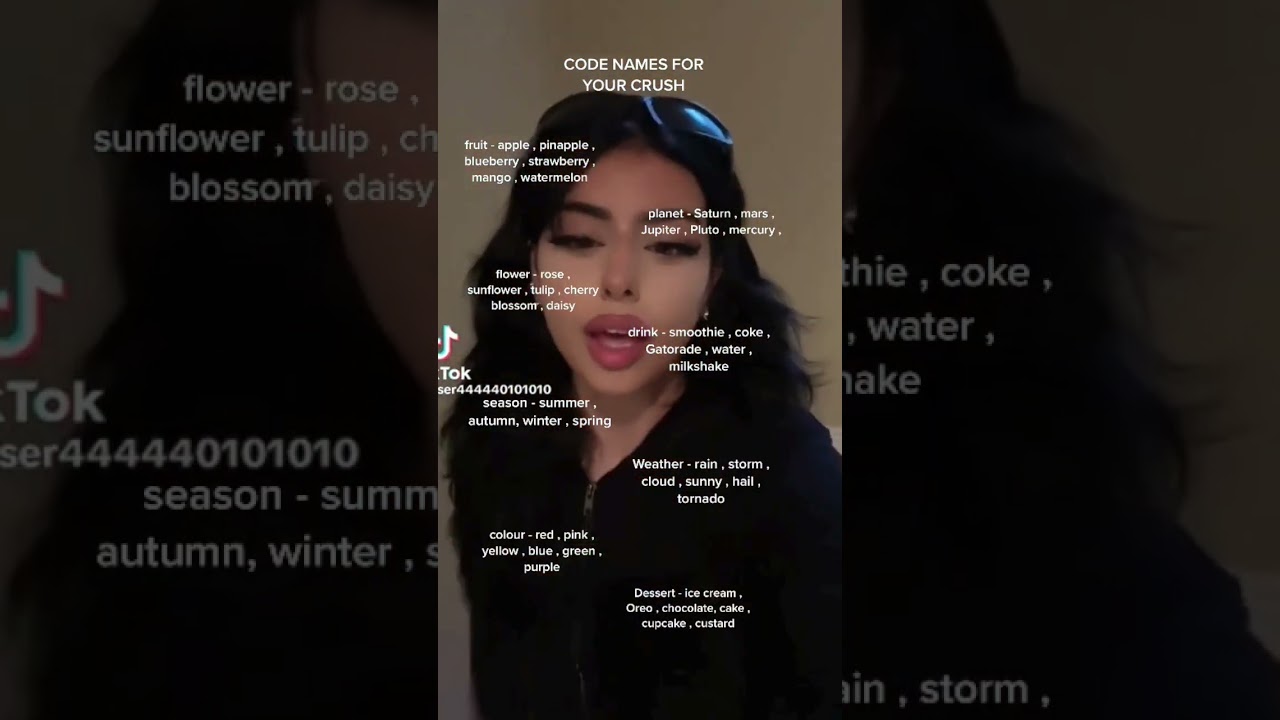 Code names for ur CRUSHH 😍 happy valentines 💗 #aesthetic #lolabekka #advice #tips #love #crush