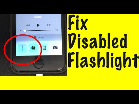 Missing iPhone Flashlight Fix