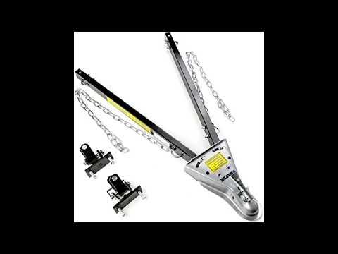 CURT 19745 Universal Car RV Tow Bars for Flat or Dinghy Towing, 5,000 lbs, 2-Inch Coupler , Black