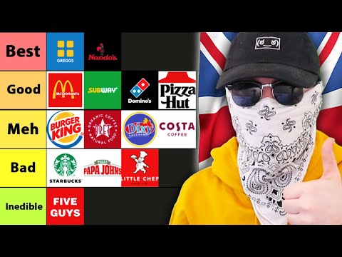 UK Fast Food Tier List
