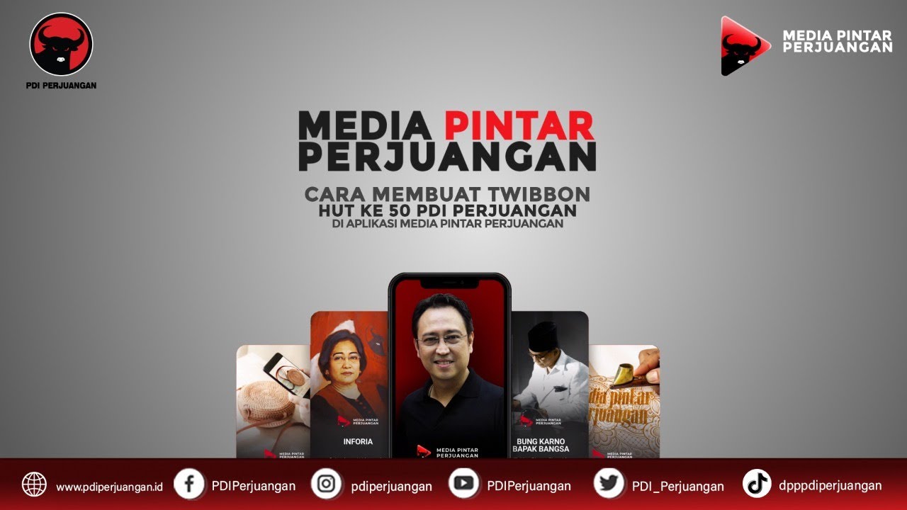 Cara Membuat Twibbon HUT PDI Perjuangan Untuk membuat Twibbon HUT PDI Perjuangan
