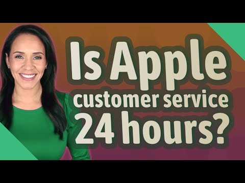 Is Apple customer service 24 hours?