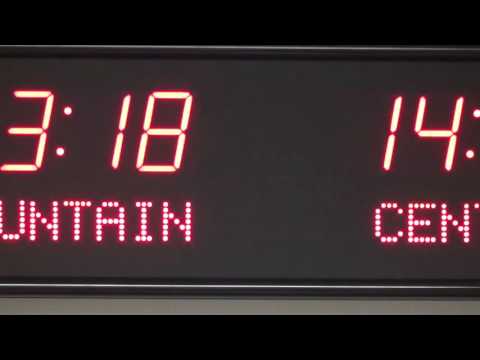 BRG Precision Products 6610H 4 Zone Programmable Time Zone Clock