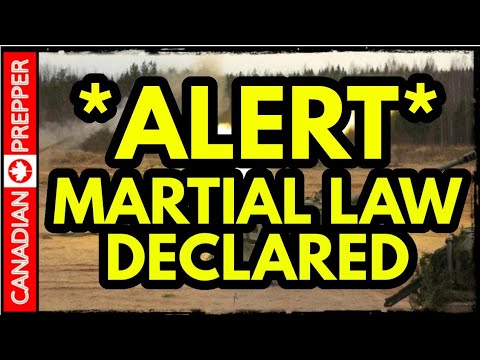 Martial Law Declared! Nuclear Readiness Alert! - Canadian Prepper | War ...