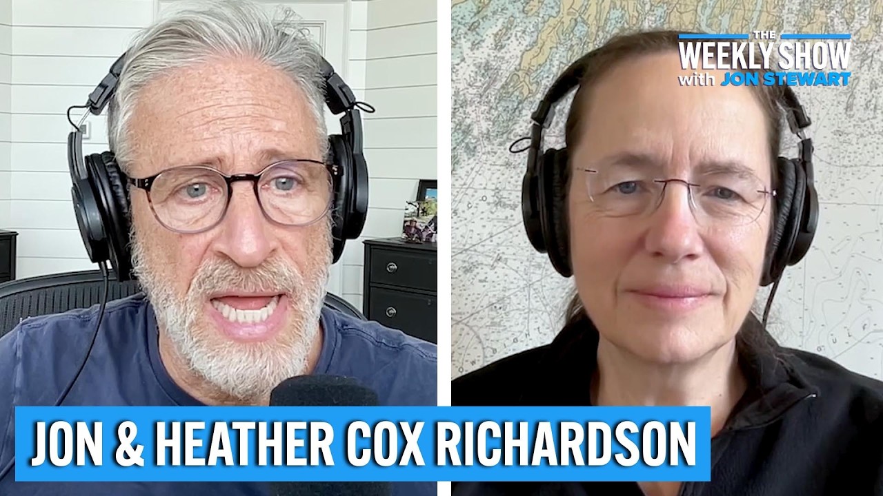Podcasting Through It with Heather Cox Richardson | The Weekly Show with Jon Stewart