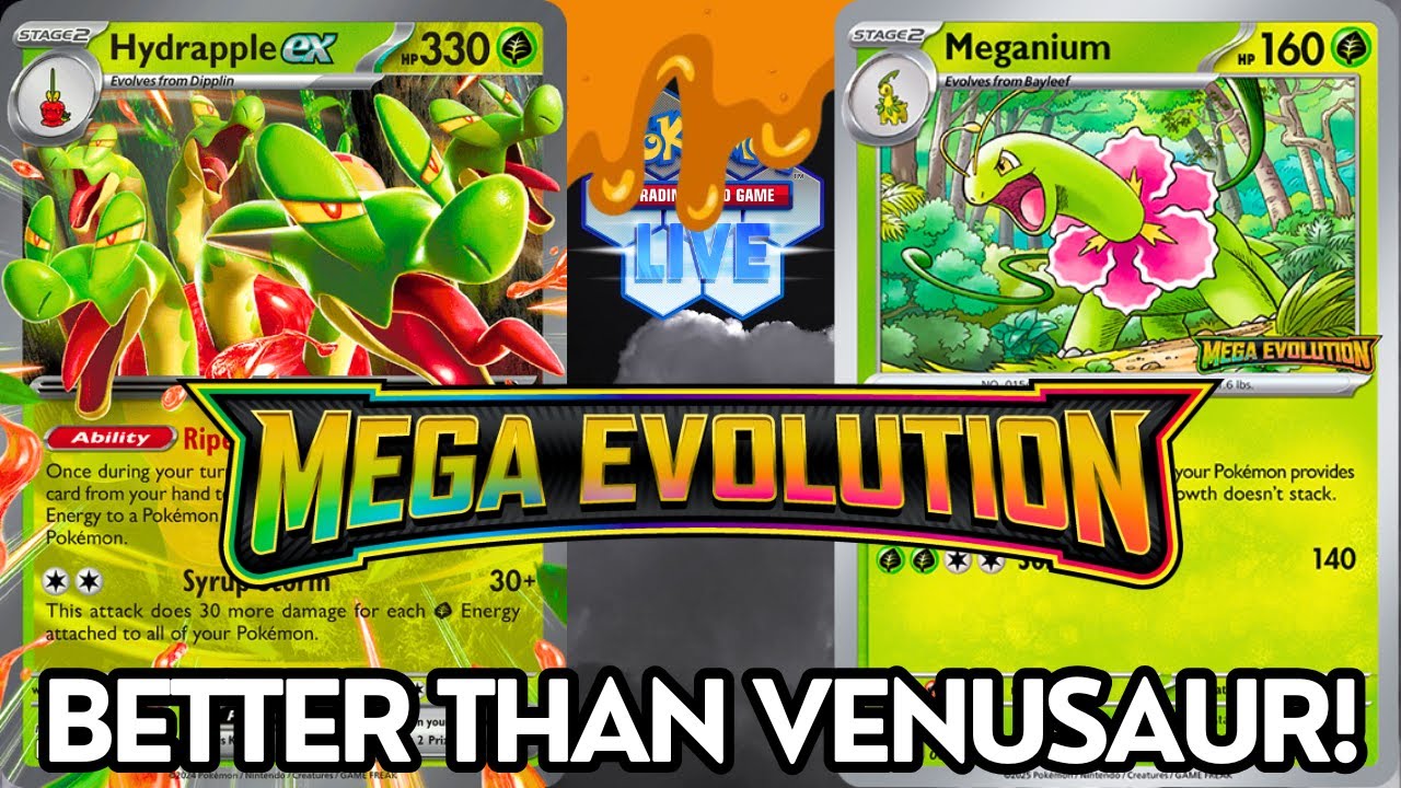 Hydrapple is the best Stage 2 Grass Pokemon ex!