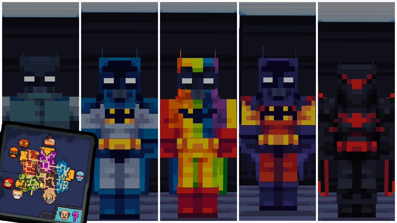 All Suit Locations! | Minecraft Batman DLC