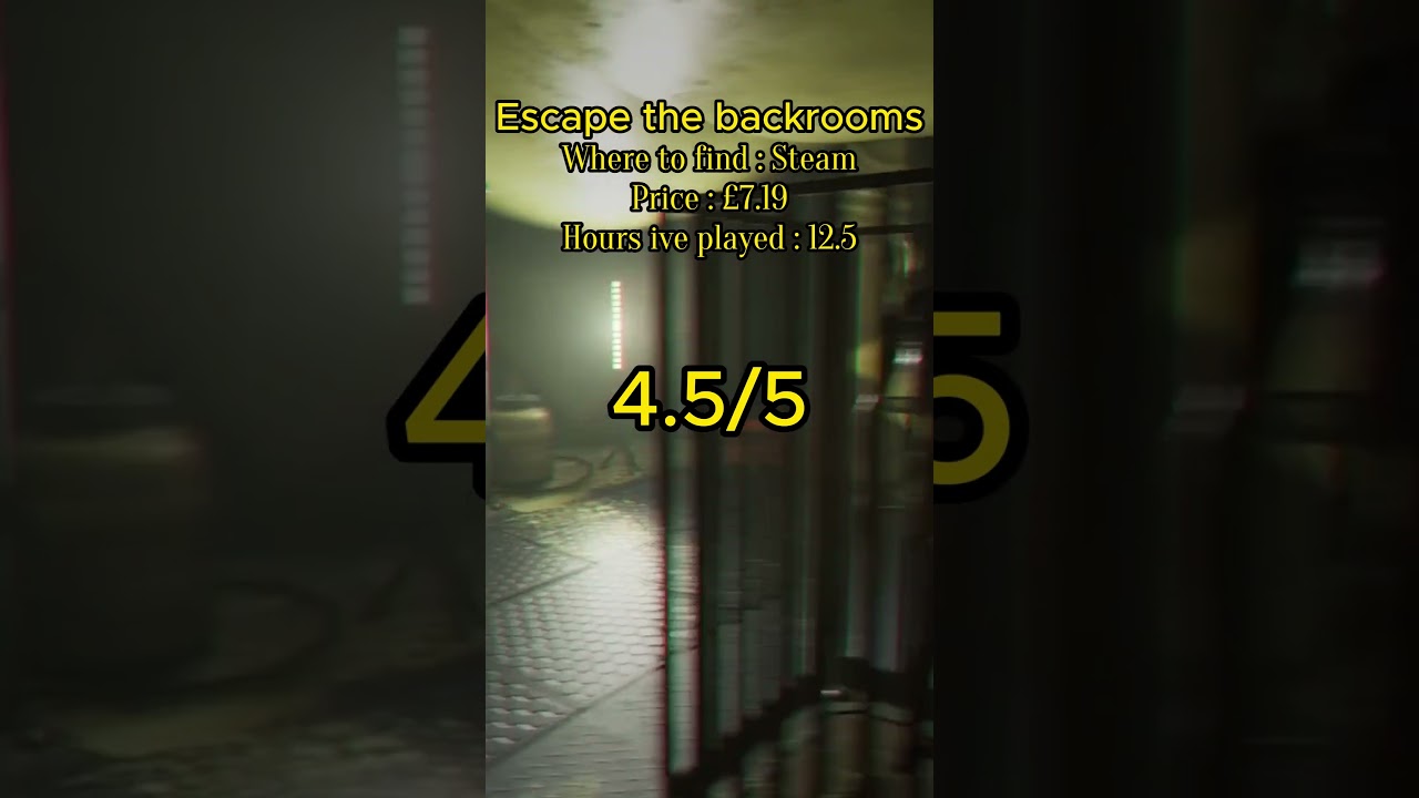 Ranking All The Backrooms Games I've Played...