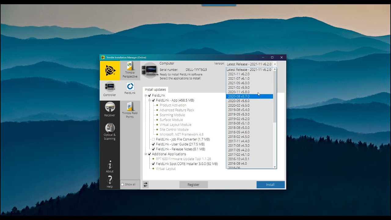 How to Update or Install Trimble FieldLink