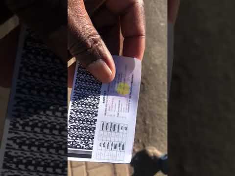 Fake Malawian driver's licence card attached to a Clicks Club card