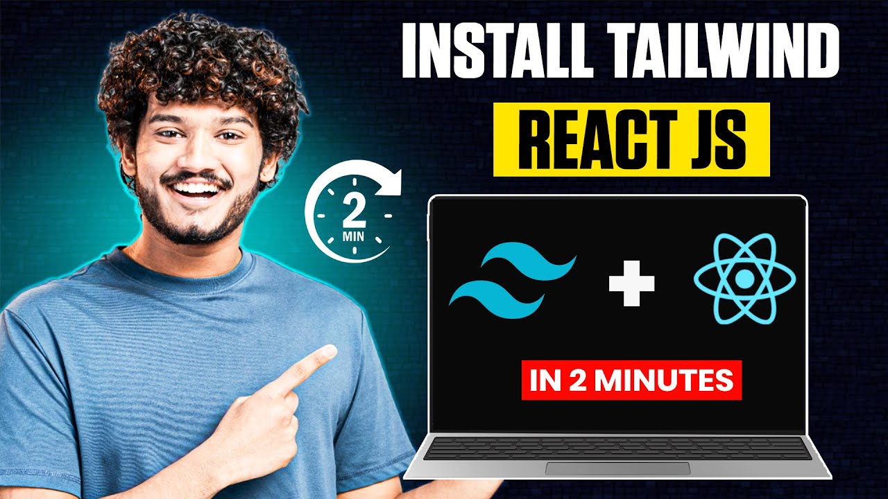 How to Install Tailwind CSS in React JS | React Tailwind Setup Tutorial