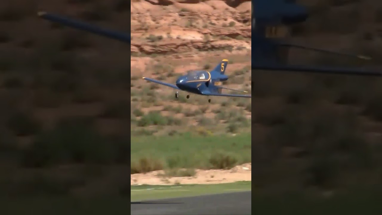 GIANT SCALE Bede Aviation BD-5J PERFECT LANDING in St. George Utah!!