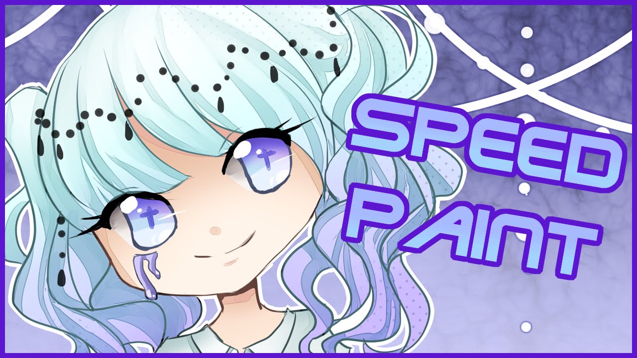 [Speedpaint] - Pastel Goth Chibi~