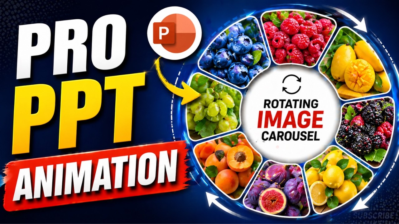 Create Rotating Image Carousel in PowerPoint 🔥 (Advanced Animation Tutorial for Beginners)