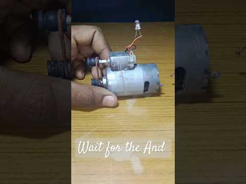How to make mini generator with DC motor || High RPM DC generator 🔥