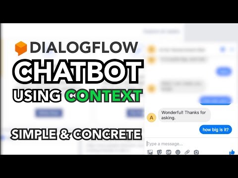 How to use Context in a Dialogflow AI Chatbot | Simple Tutorial with Examples
