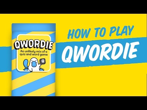 How to play: Qwordie - The Part Quiz, Part Word Game