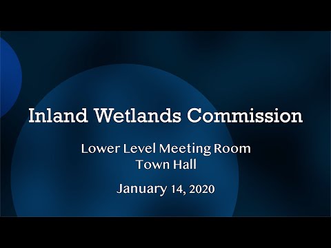 January 14th Inland Wetlands Meeting Orange, CT