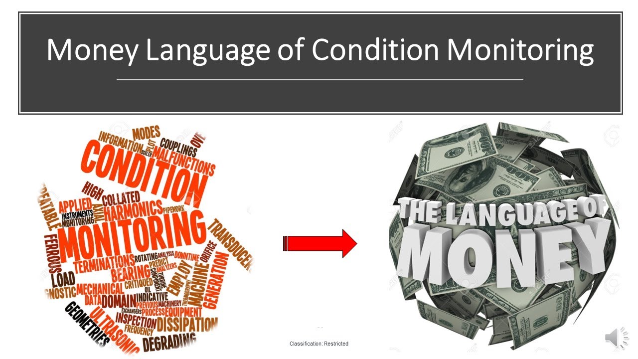 Condition Monitoring In Money Language /Condition Monitoring Case studies/ Reliability /Maintenance