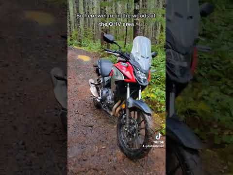 Honda CB500x Off Road Test on ATV Trails #adventurebike #cb500x #hondacb500x