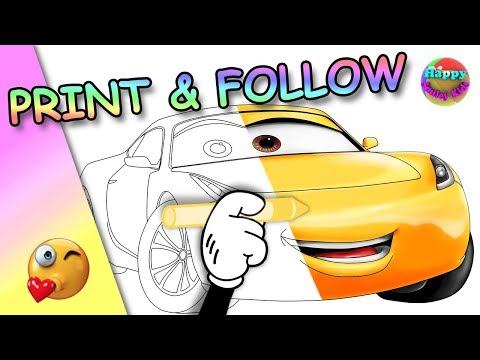 PRINTABLE COLORING FOR KIDS 🚘 CARS 🚗🚕🚛 Cruz Ramirez, coloring pages