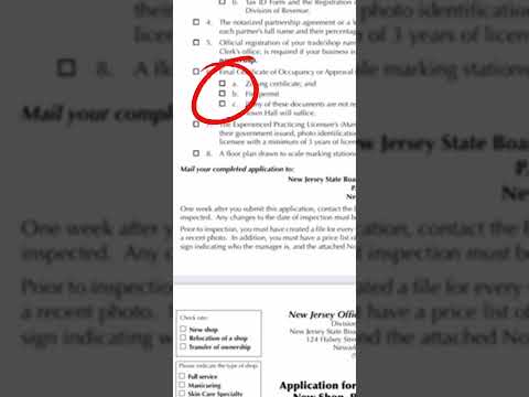 How To Apply For NJ Shop License| Very Detailed