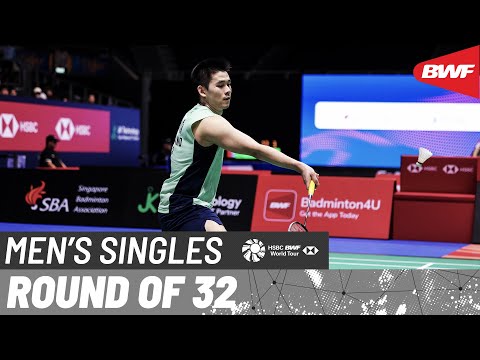 KFF Singapore Badminton Open 2025 | Kenta Nishimoto (JPN) vs. Kunlavut Vitidsarn (THA) [2] | R32
