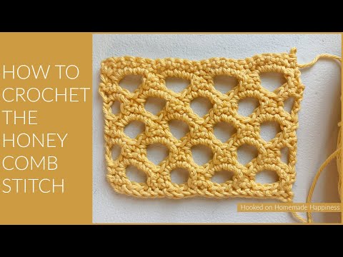 How to Crochet the Honeycomb Stitch