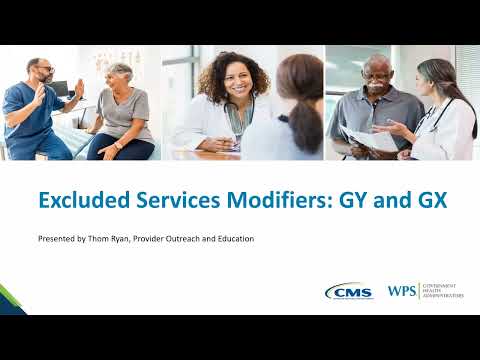 Encore: Excluded Services Modifiers GX and GY
