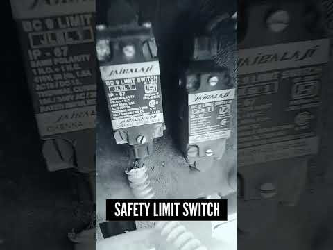 Limit Switch | Mechanically Operated Limit Switch || Safety Limit Switch 🦺 #limitswitch #electrical