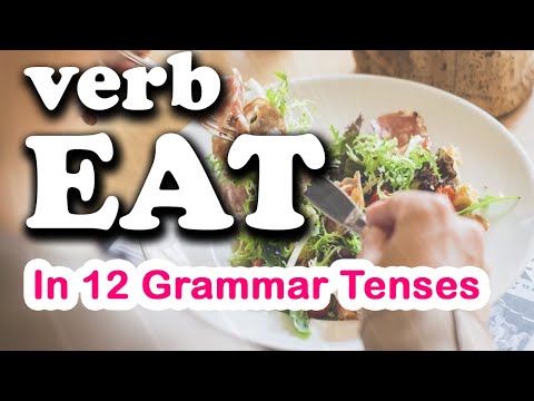 Example Sentence With the Verb EAT in Different Tenses
