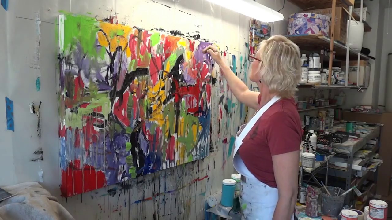 Abstract / Intuitive Painting - First Layers