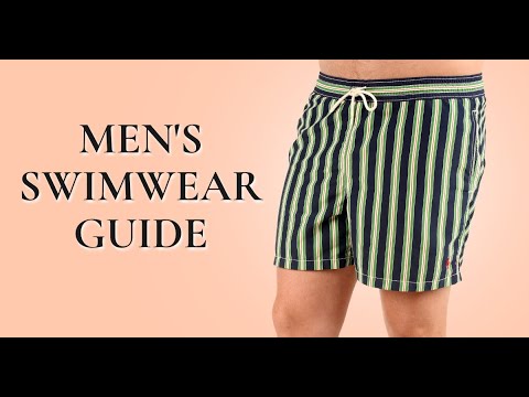 Men's Swimwear Guide - Bathing Suits for Gentlemen: Trunks, Briefs & Speedos