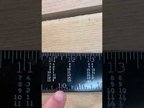Calculating Board Feet With A Framing Square | #shorts