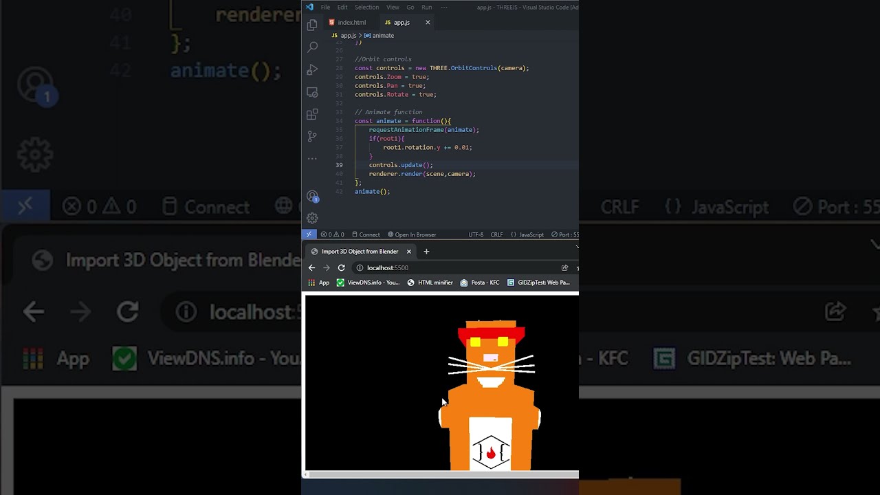 from Blender to Browser | ThreeJS Tutorial