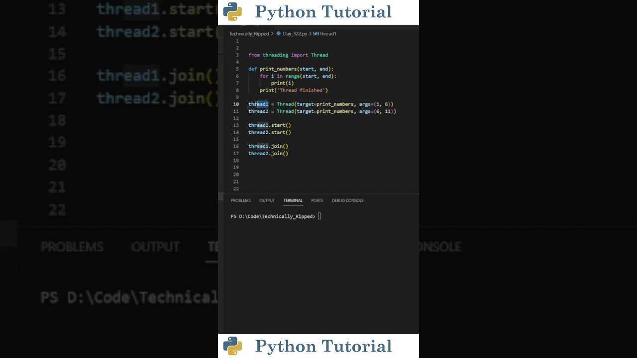 Multi-threading In Python | Python Tutorial