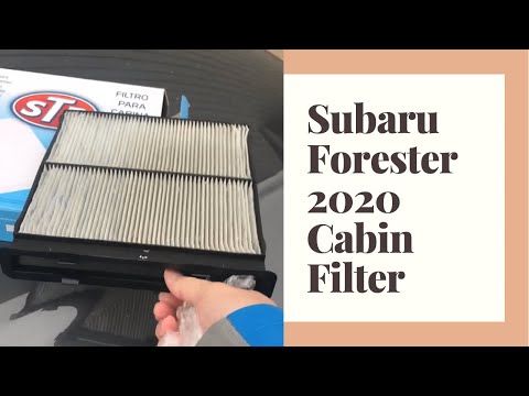 Subaru Forester 2020 2021 2022 2023 Cabin Air Filter Replacement Outback