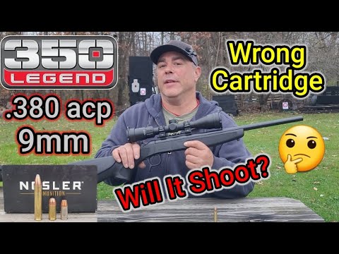 CVA Scout 350 Legend/9mm?/.380?🤫....Special Testing