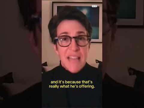 Maddow: Trump selling 'the end of politics' to his base