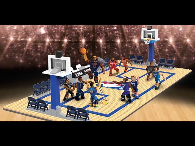 Jual C3 NBA ELITE EDITION FULL COURT LEGO SET 21542 LeBron Curry Rose ...
