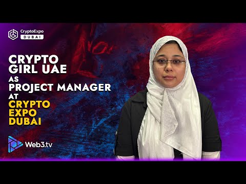 'Crypto Girl UAE' at Crypto Expo Dubai 2025