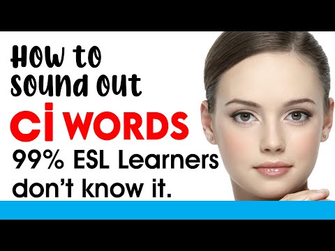 'ci' words | words in which 'ci' sounds 'sh' | ABC Bytes