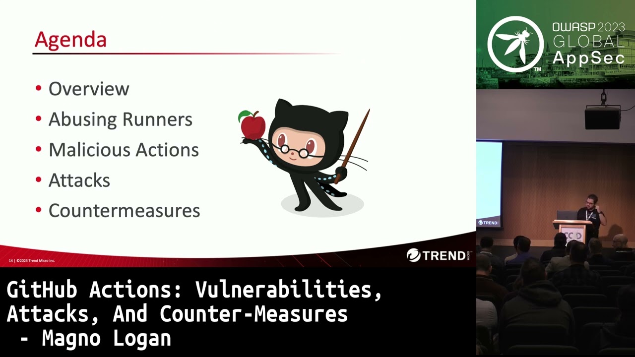 Global AppSec Dublin: GitHub Actions: Vulnerabilities, Attacks, And Counter-Measures - Magno Logan