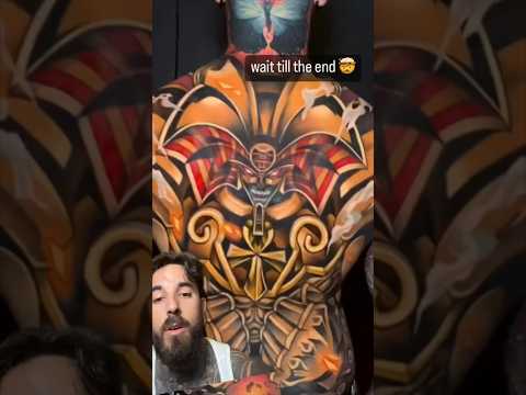 TATUAJE en la ESPALDA de EXODIA de YU-GI-OH 🤯