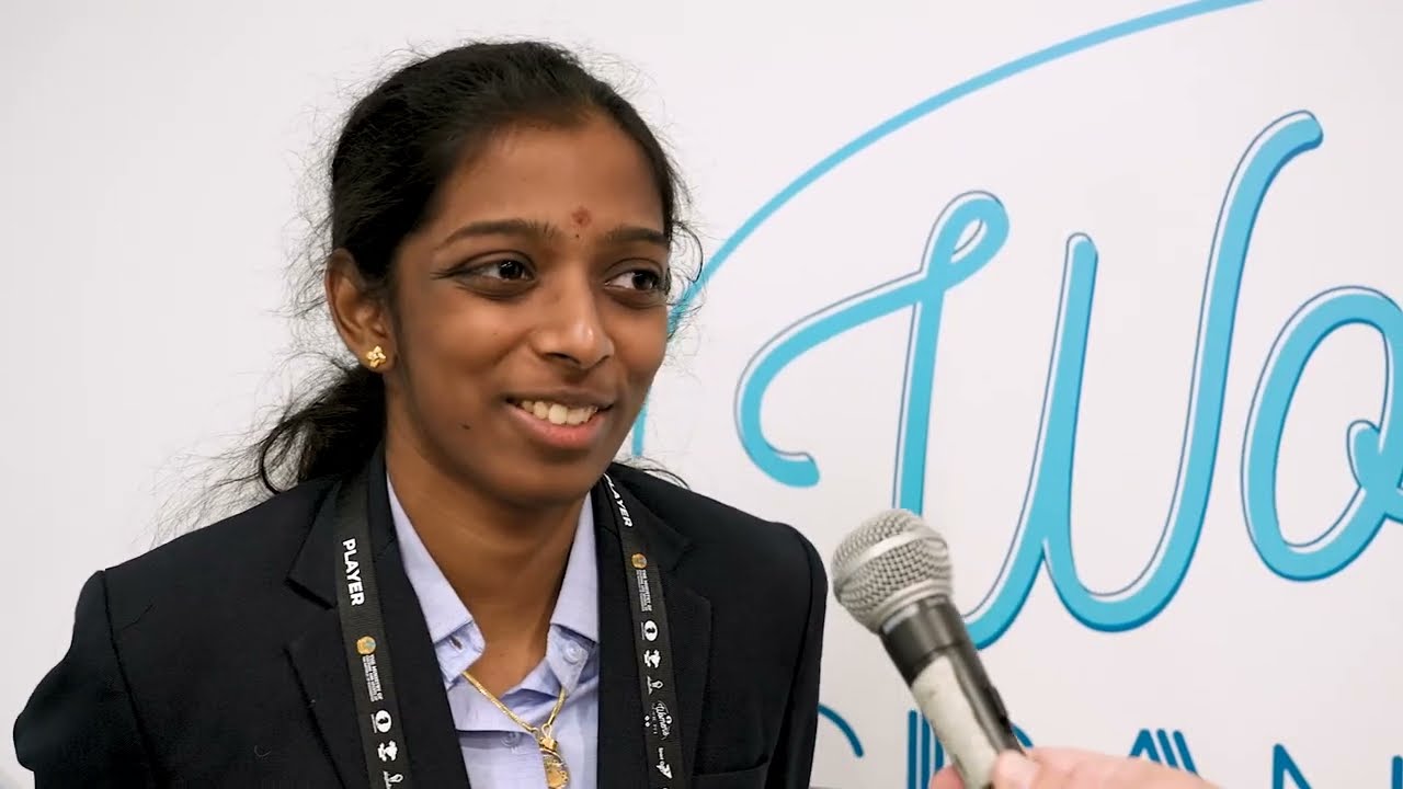 Interview with IM Vaishali R | Astana WGP, Round 1