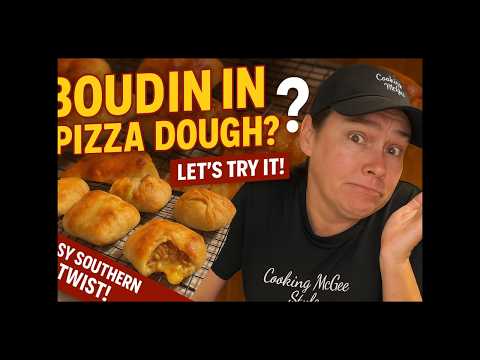 Pizza Dough Kolaches with Boudin?!
