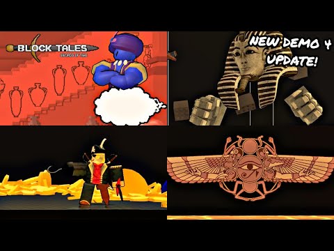 BLOCK TALES DEMO 4 ALL BOSSES STORY MODE | Roblox Block Tales