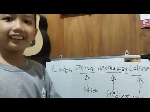 Belajar SPO subjek predikat objek untuk kelas 2