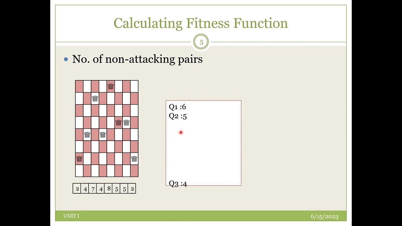 8 Queen's problem using genetic algorithm